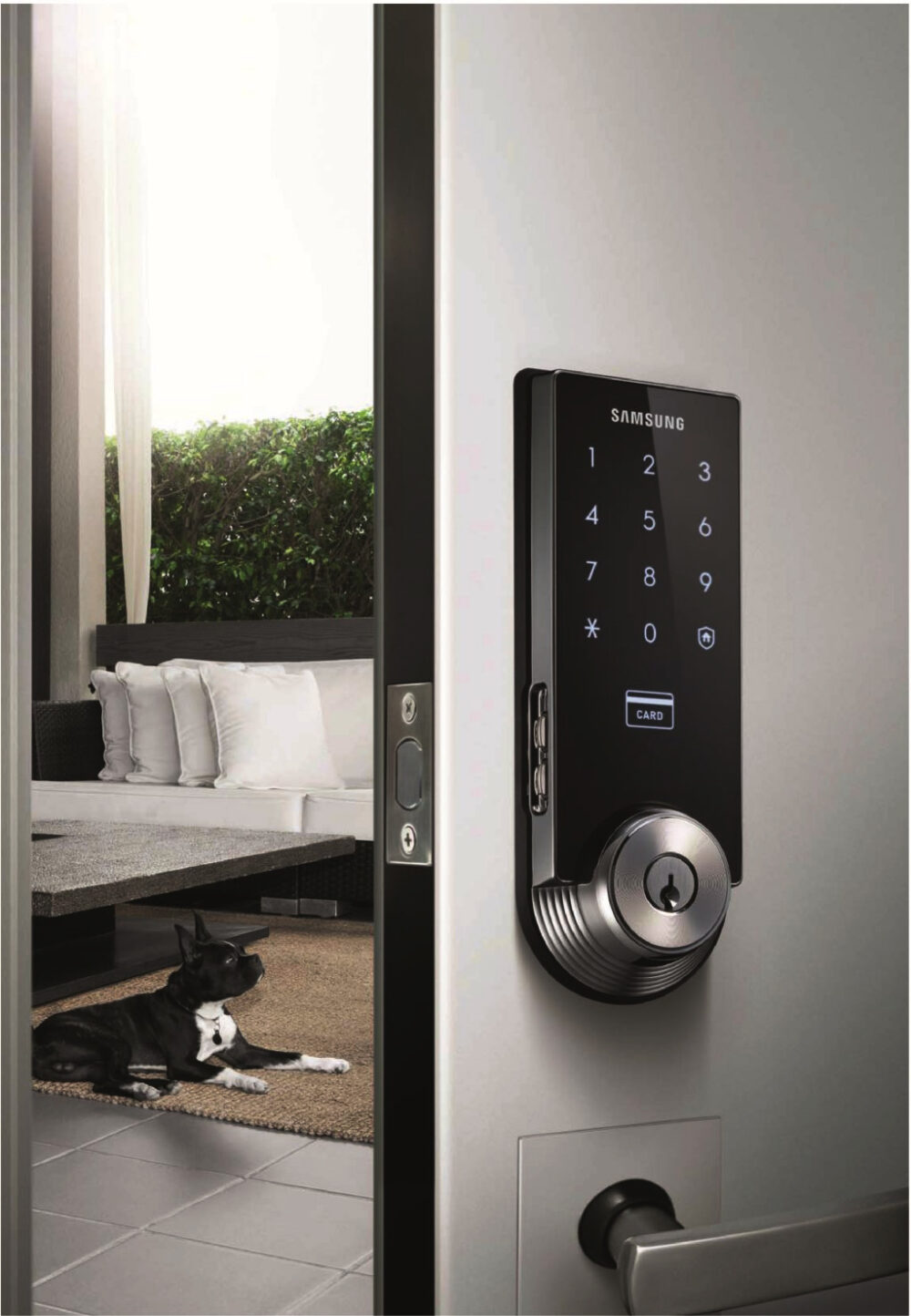 Samsung SMART Digital Deadbolt Door Lock with Mechanical Override Keys ...