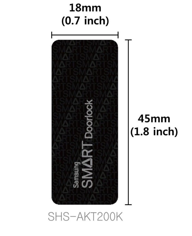 RF Key Tag for Samsung Digital Door Lock - BENA CO.