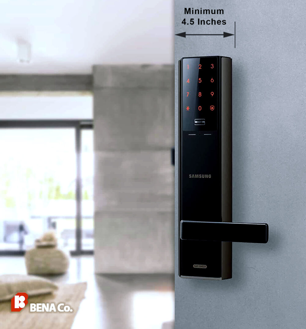 Samsung SMART Lever Handle Door Lock SHP-DH537 (Grey Model) - BENA CO.