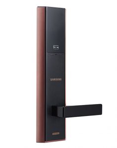 Samsung SMART Lever Handle Door Lock SHP-DH537 (Copper Model) – BENA CO.